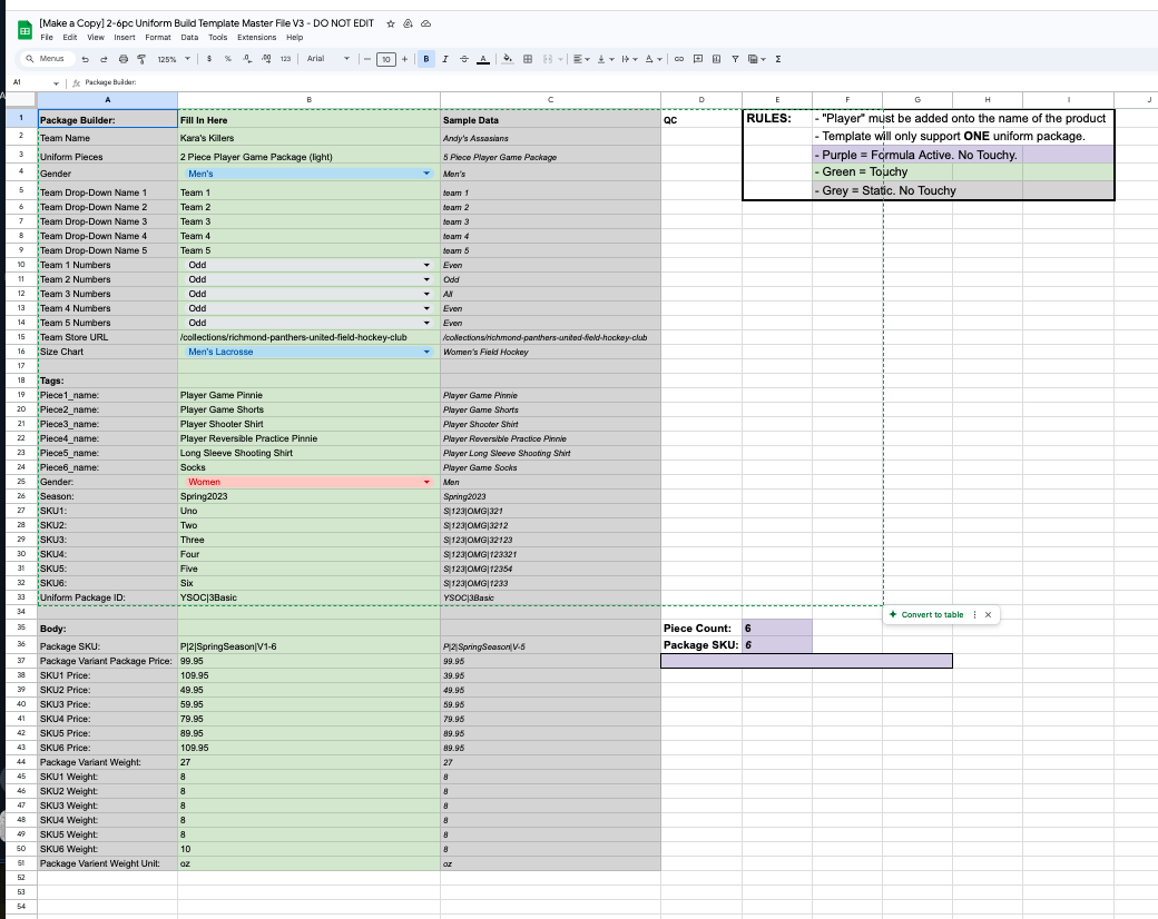 How to Create a Uniform